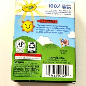 Crayola | Toys | Crayola 24 Count Box Of Crayons Nontoxic Color ...